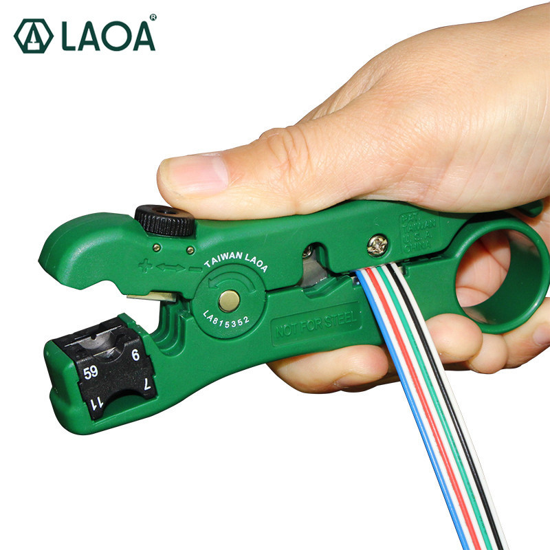 LAOA Multifunction Wire Stripper Coaxial RG59,6,7,11 Blade replaceable ...