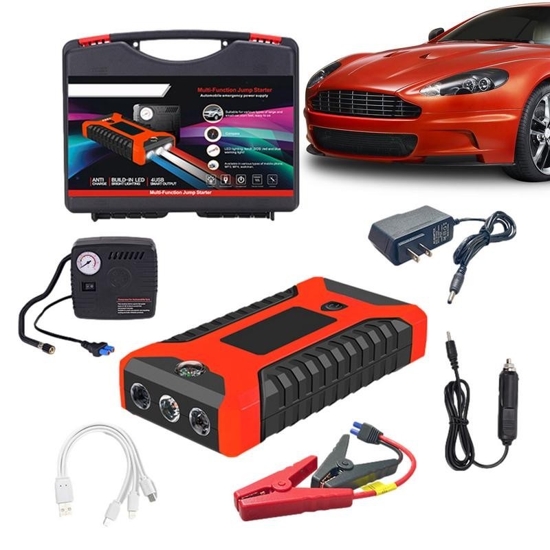 Portable Battery Jump Starter Portable Battery Pack Auto Start Power ...