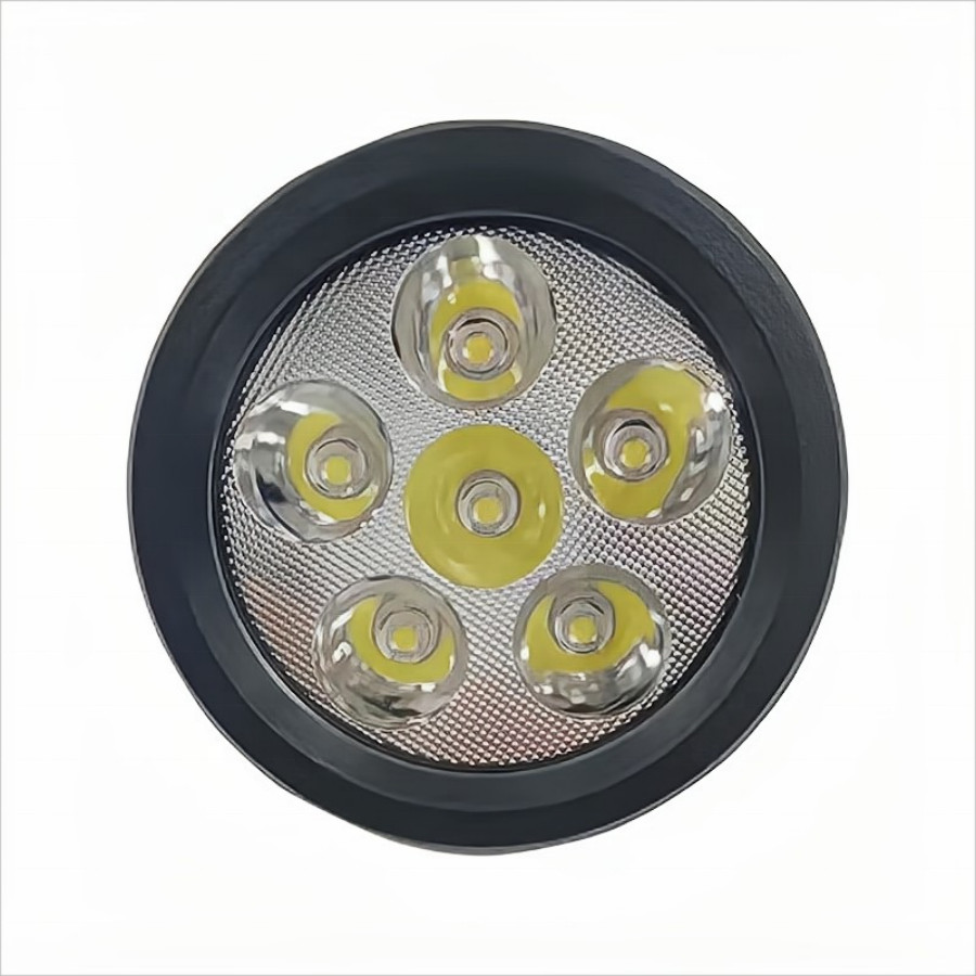 Automobile led work light 18w oval off-road vehicle roof light car ...