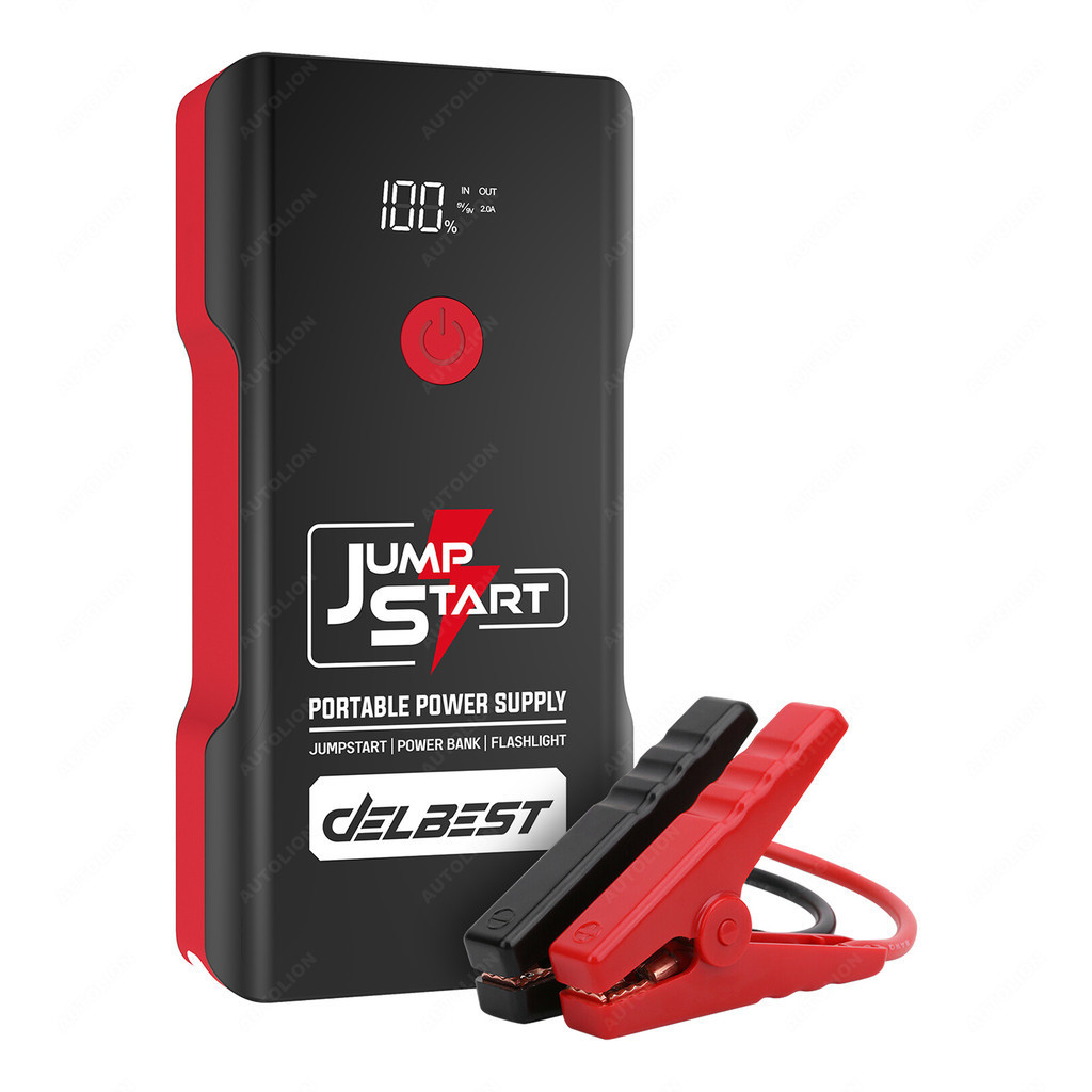 Portable 14000mAh car battery jumper with air compressor flashlight car ...