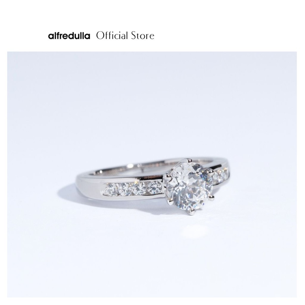 Alfredulla 1ct Round Paved Swarovski Zirconia Ring | Shopee Philippines