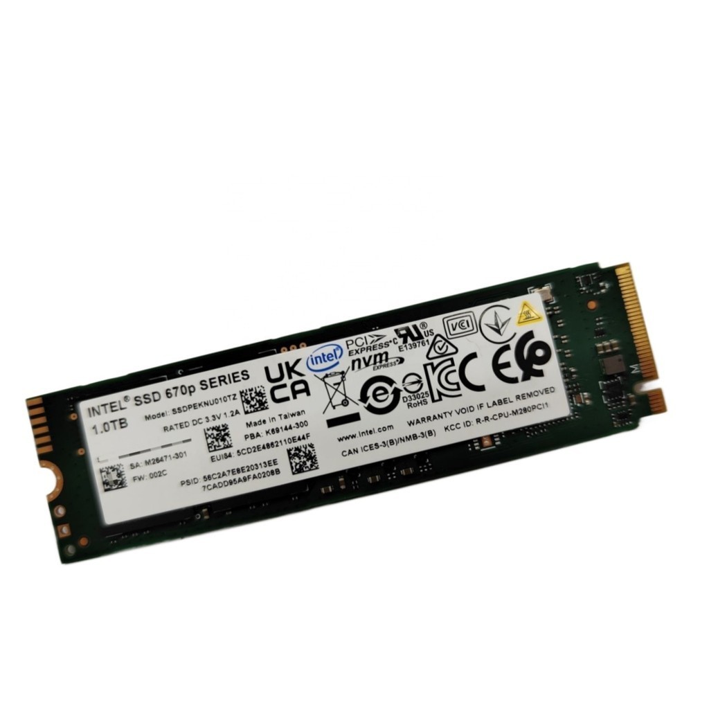 Solidigm 670P Series 1TB PCIe 3.0x4 NVMe 144-layer Intel 3D NAND SSD ...