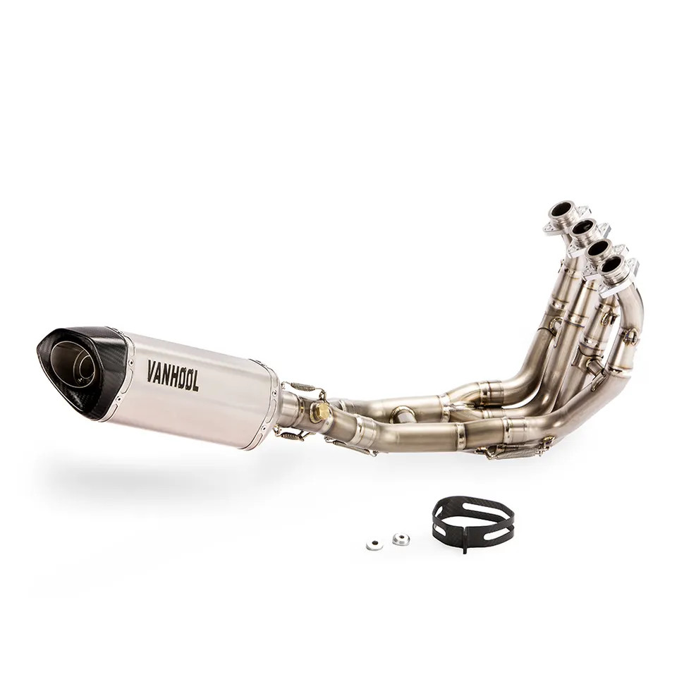 Full titanium carbon fibre exhaust muffler pipe system for YZF R6 ...