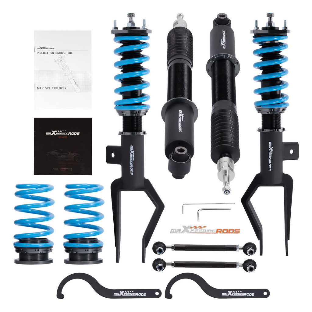 ☾24 Ways Damper & Height Adjustment Coilover For Tesla model Y 2020 AWD ...