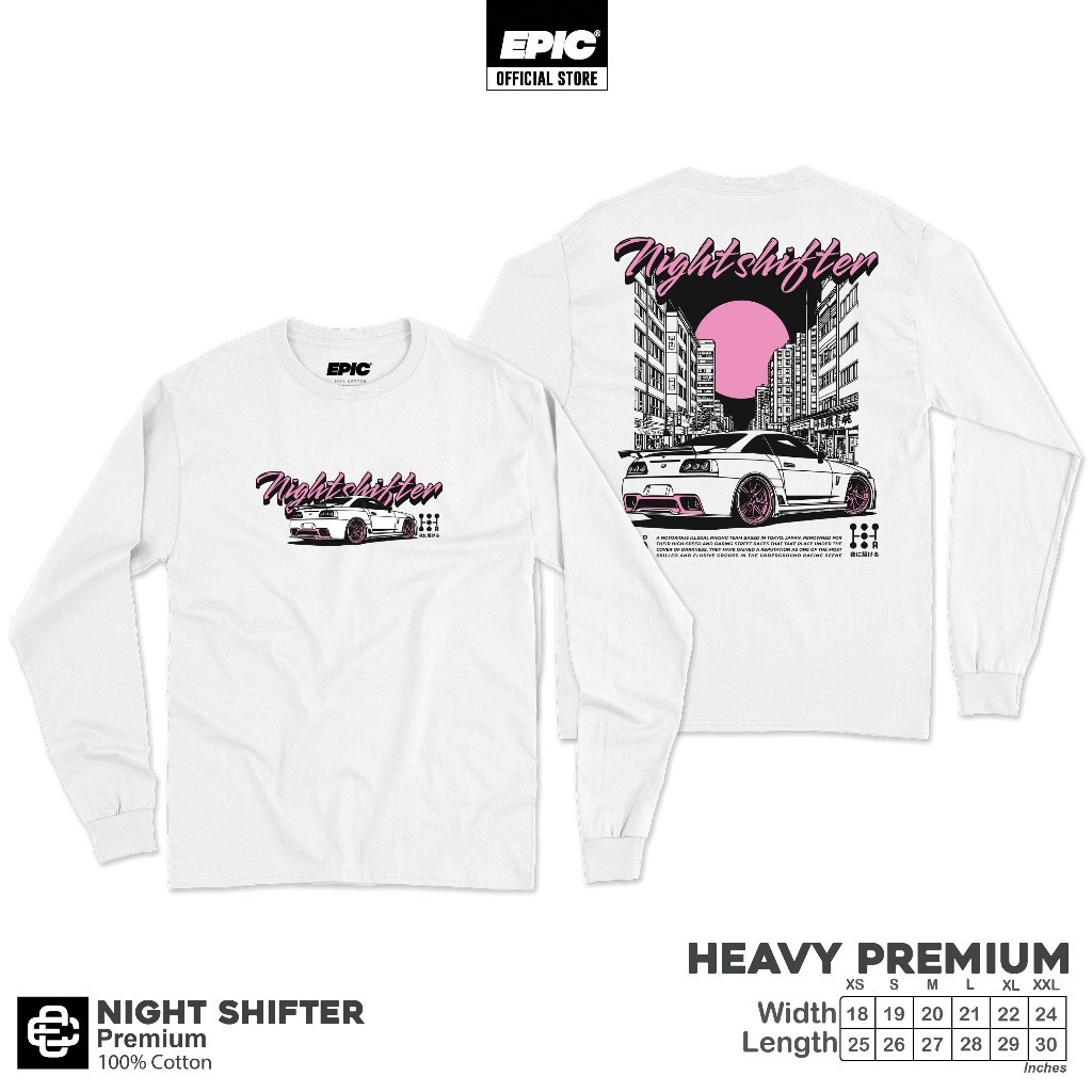 PREMIUM - NIGHT SHIFTER - CAR ENTHUSIAST - Epic Clothing Streetwear ...