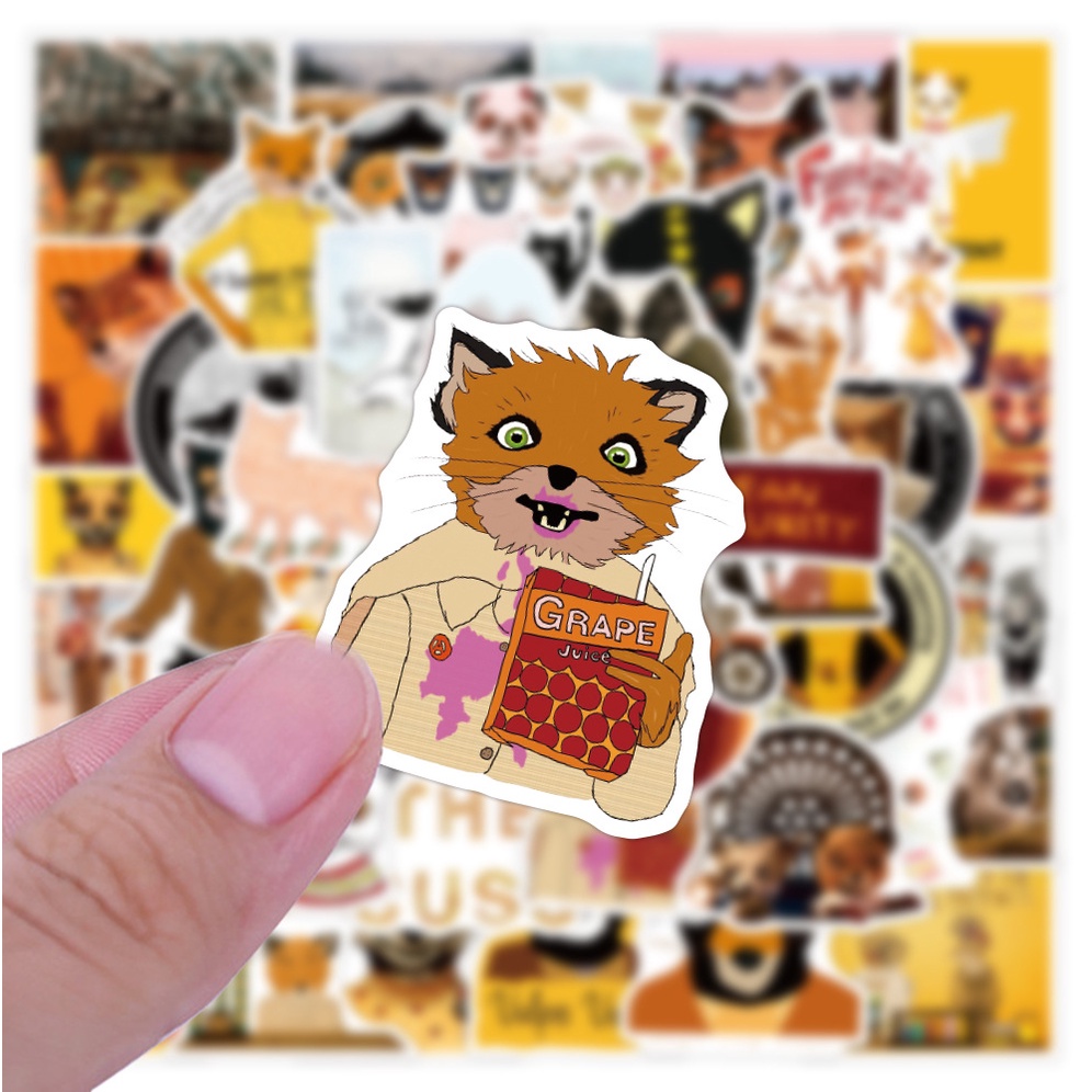 10/50Pcs The Fantastic Mr. Fox Graffiti Stickers Divination Stickers ...