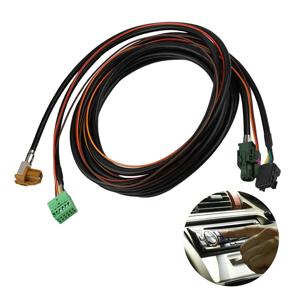 MIB2 Cable Wiring Harness Carplay Media AUX Plug Switch 5G0035222E ...