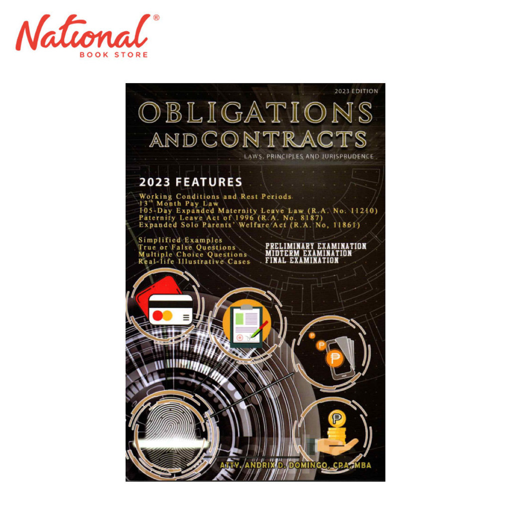 Obligations and Contracts (2023 Edition) by Atty. Andrix Domingo ...