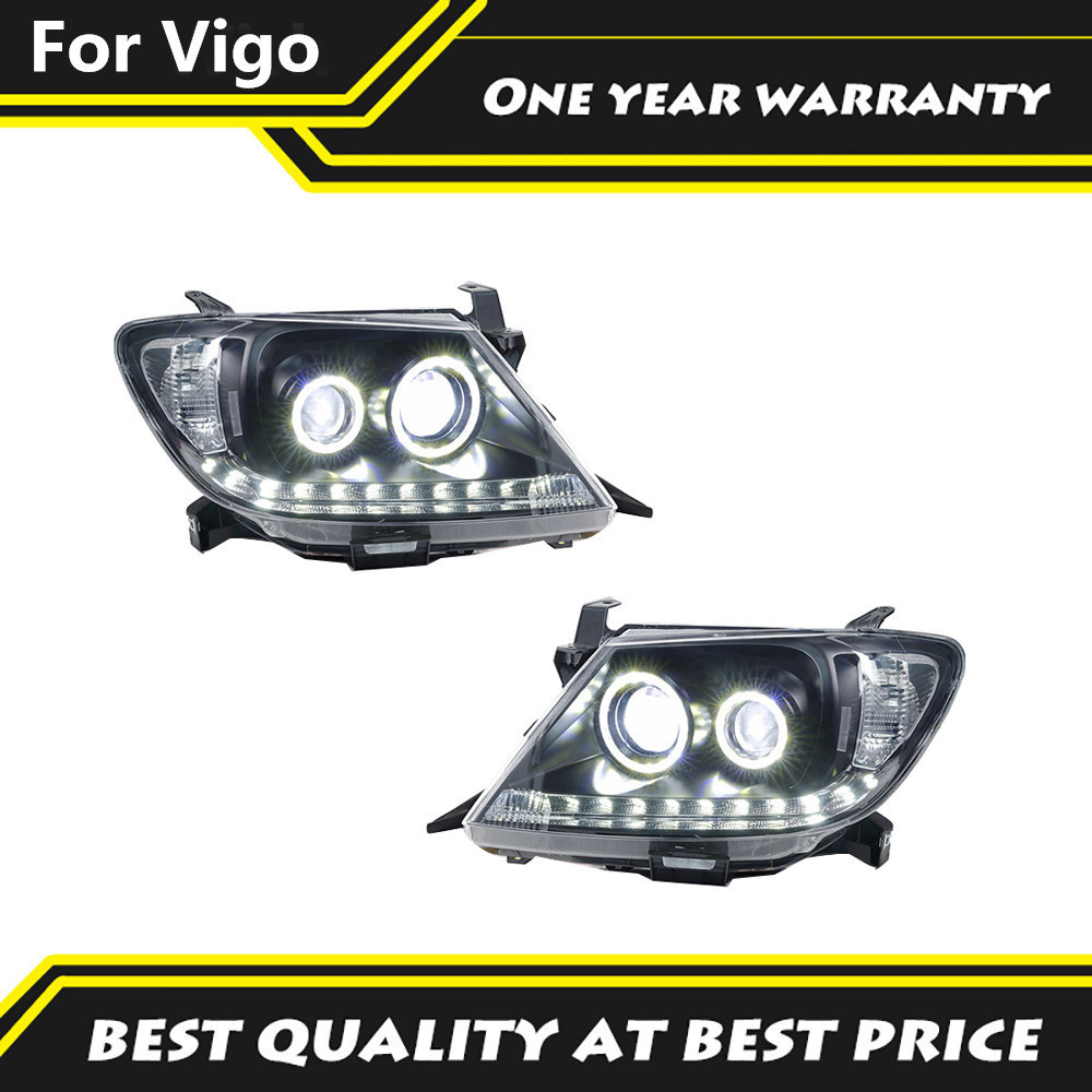 ️Car Headlight With Sequential Turning Signal Head Light Lamp Angel ...