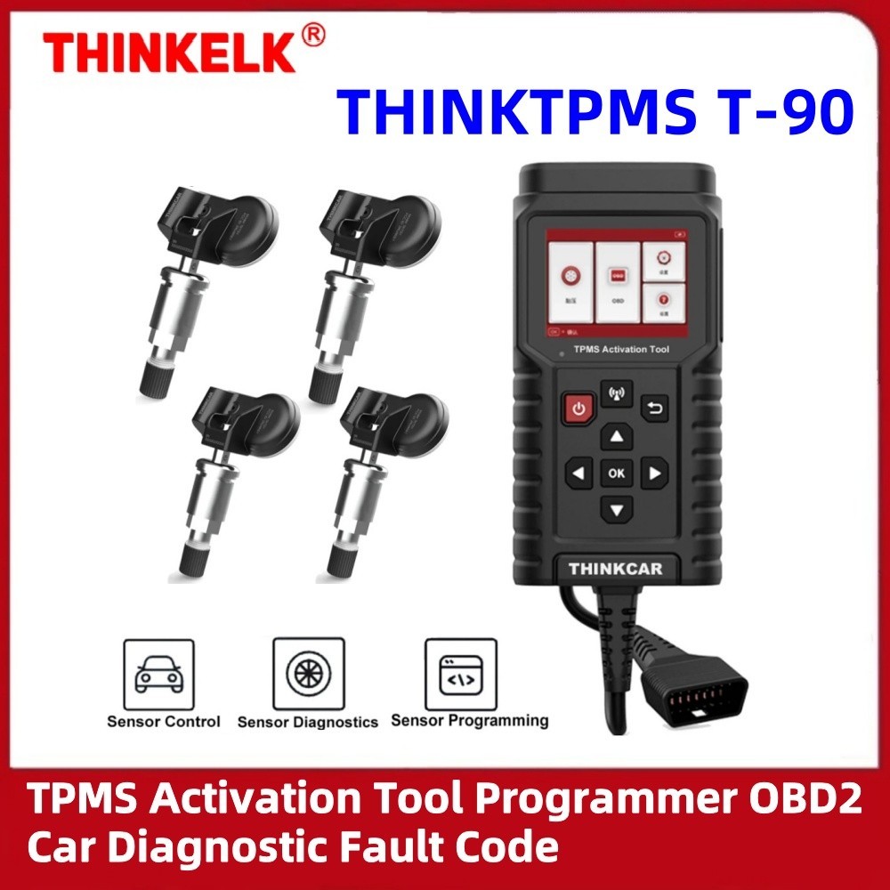 ThinkCar TP T90 TPMS Activation Tool Programmer OBD2 Tire Pressure ...
