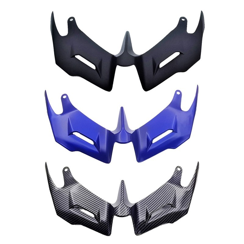 ~Motorcycle Front Aerodynamic Winglets Windshield Fairing Wing for ...