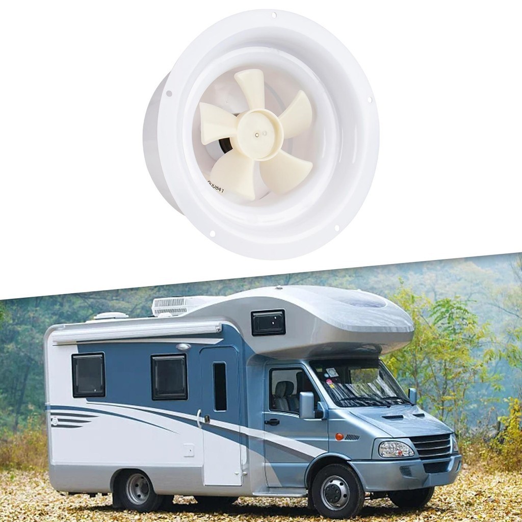 ☪RV Solar Ventilation Fan Exhaust Fan Solar Powered Ceiling Vent Fan ...