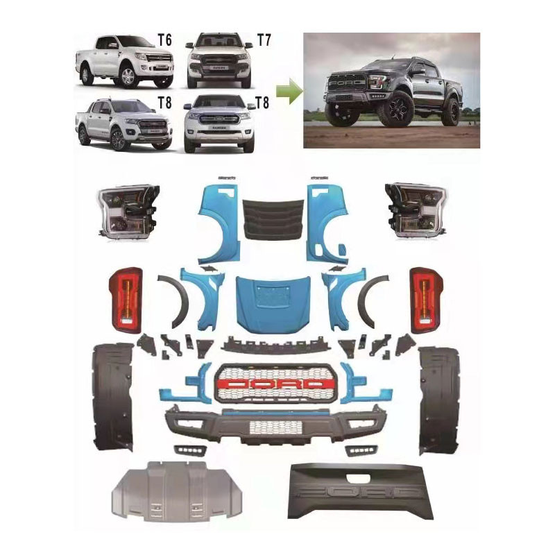 Car Body Kits for Ford Ranger T6 T7 T8 2012-2021 Upgrade for Ford f150 ...