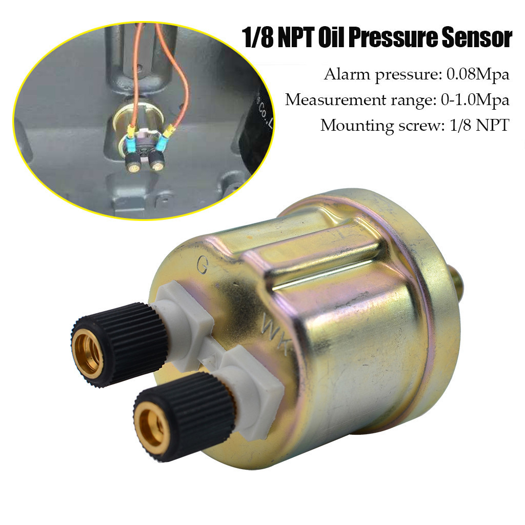 Free Shiping Engine Oil Pressure Sensor Gauge Sender Switch Sending Unit 1/8 NPT 80x40mm ...