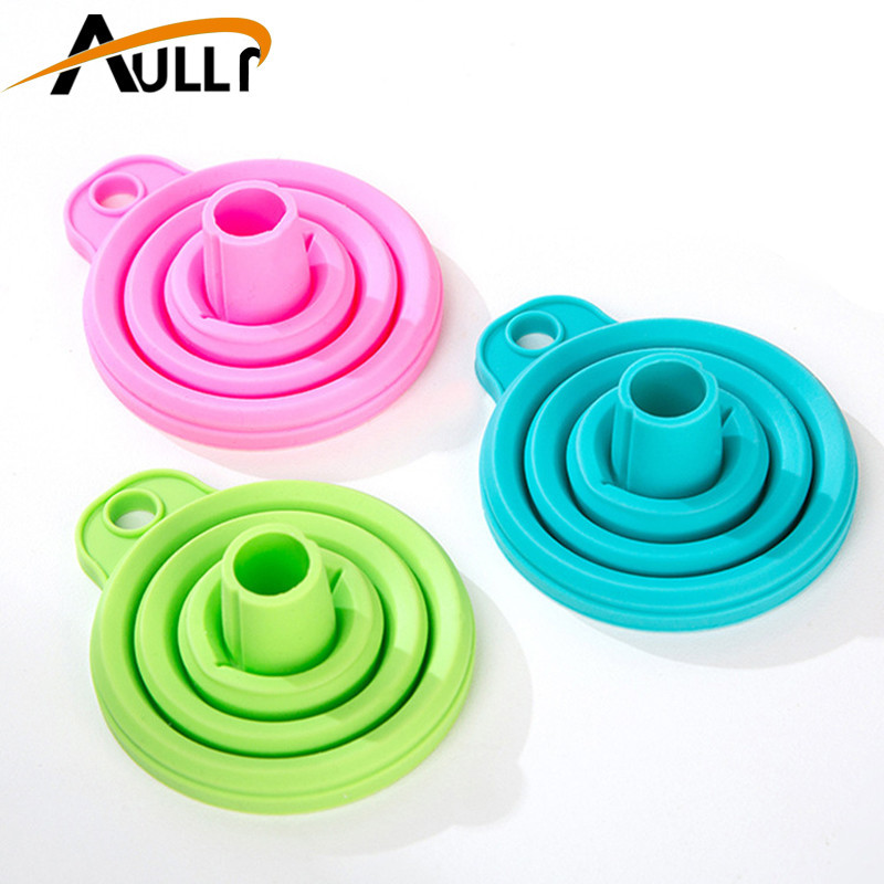 Universal Engine Funnel Car Silicone Liquid Funnel Washer Fluid Change ...