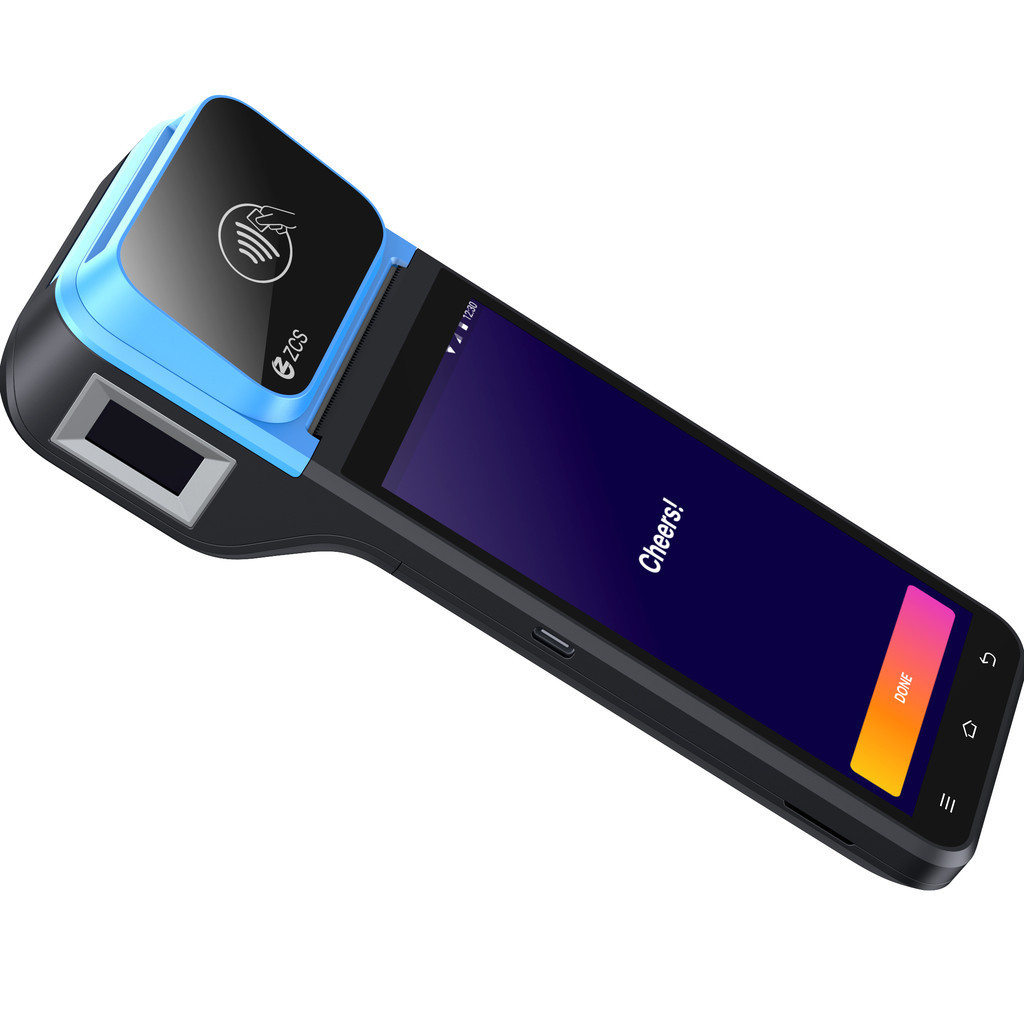 Android Newest 12 POS Printer Z92 Handheld Pos System For Bus Receipt ...