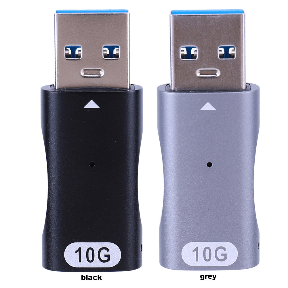 ☆USB To USB C Adapter USB3.1-GEN2 10Gbps Type C Converter 5V 3A Fast ...