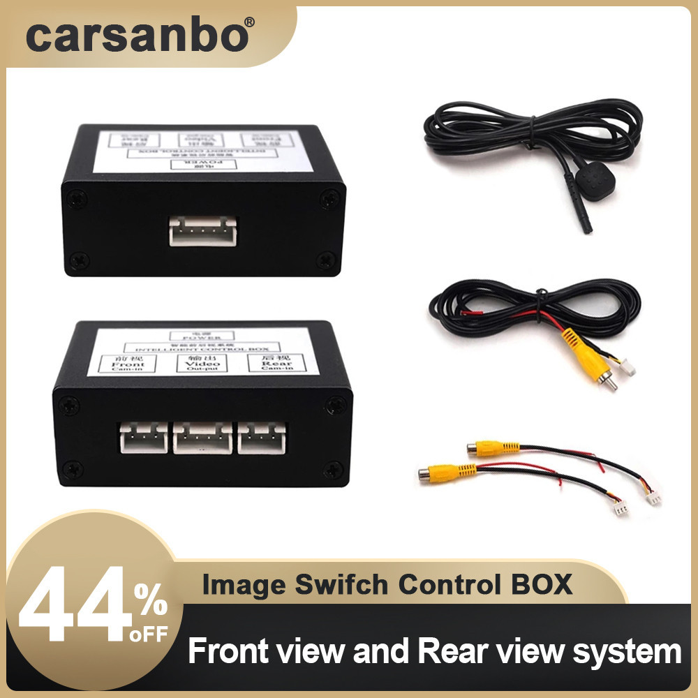 ☻Car Cameras Front view and Rear View camera Image Switch Control Box ...