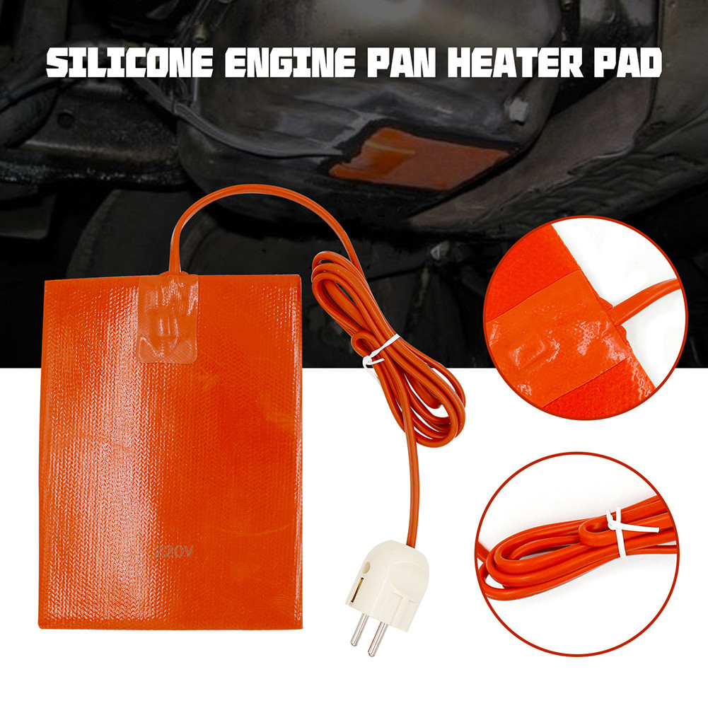 15x20cm 300W Car Engine Oil Pan Sump Tank Heater Pad 110V/220V Engine ...