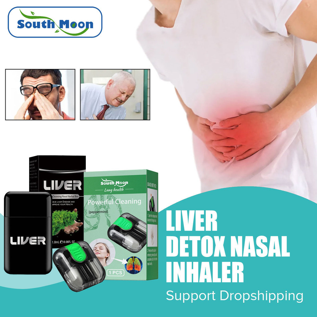 Liver Health Nasal Inhaler Lung Cleanse Detox Prevent Cirrhosis Disease ...