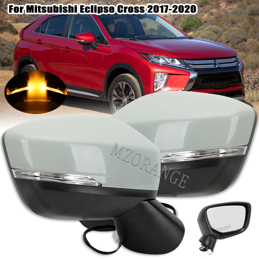 ๑side mirror assembly For Mitsubishi Eclipse Cross 2017 2018-2021 LED ...