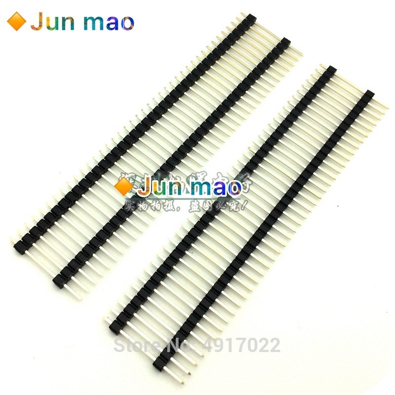 2.54mm Double plastic Single Row Male 40P PCB Board Pin Header ...