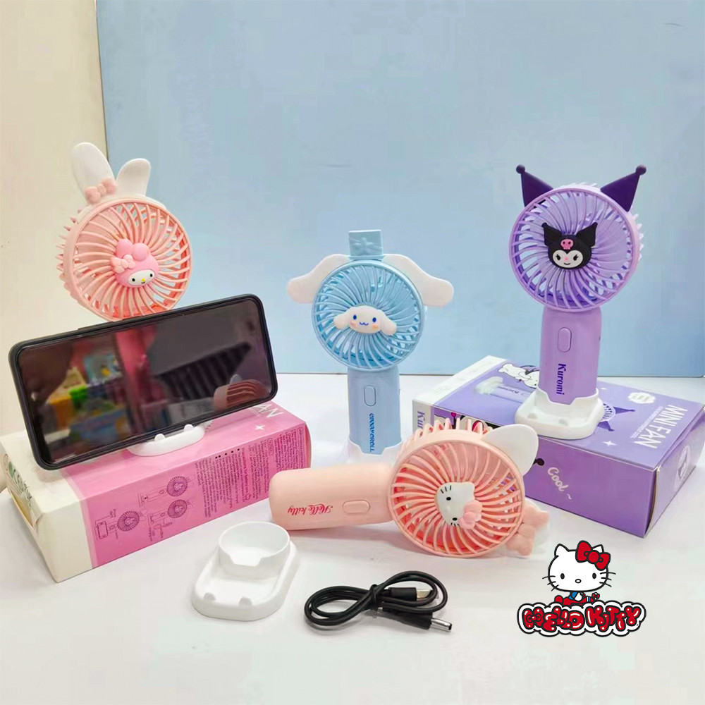 Sanrio Hello Kitty Mini Fan, Anime Kawaii, Sweet, My Melody, Cute ...