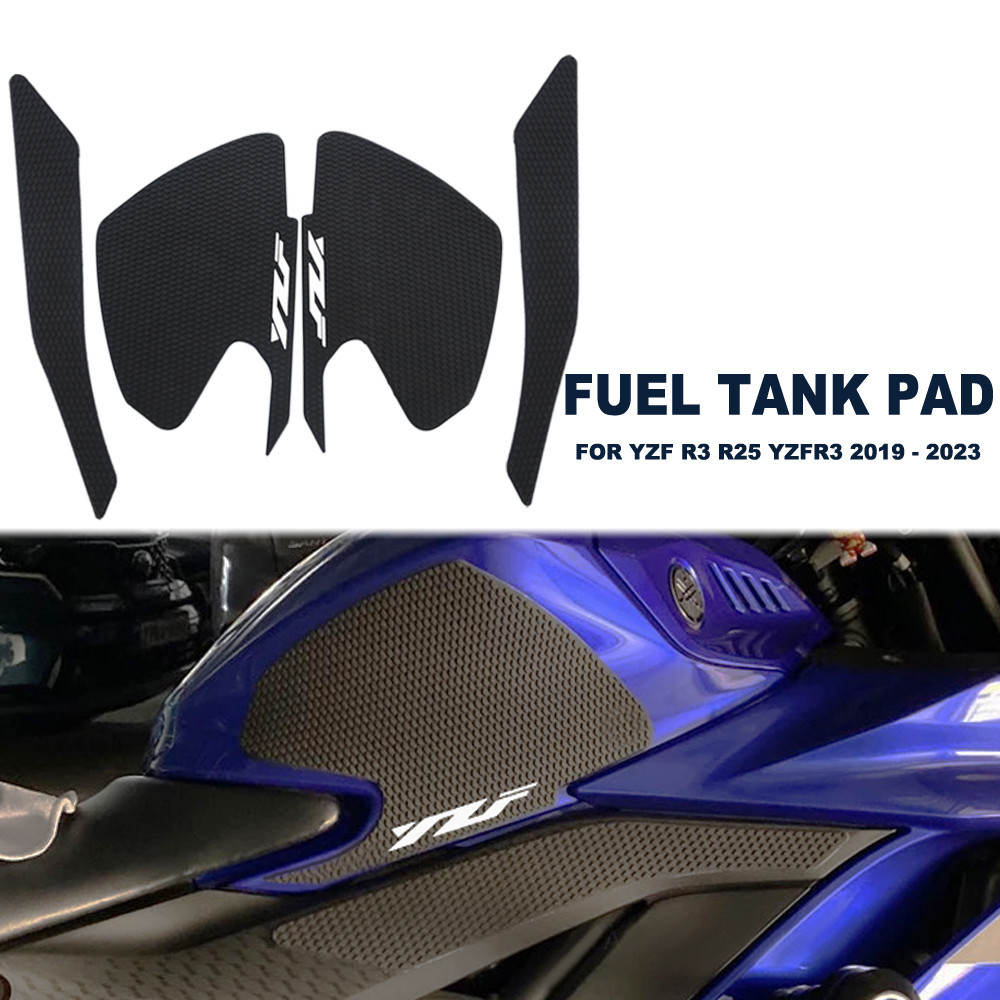 For Yamaha YZF R3 2019 - 2022 2020 Side Fuel Tank Pad Protector ...