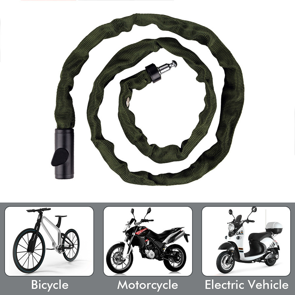 ☭Security Anti-theft Lock Portable Electric Scooter Motorcycle Mountain ...