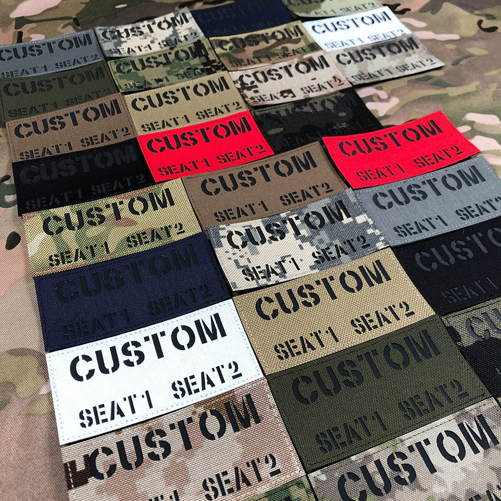 ~Custom Patch Name Tapes Brand Laser Cutting IR IFF Infrared Reflection ...