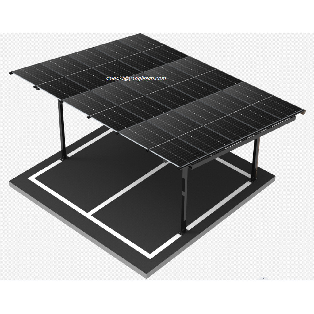 Waterproof Solar Carport Solar Panel Ground Mounting Kit Stainless ...