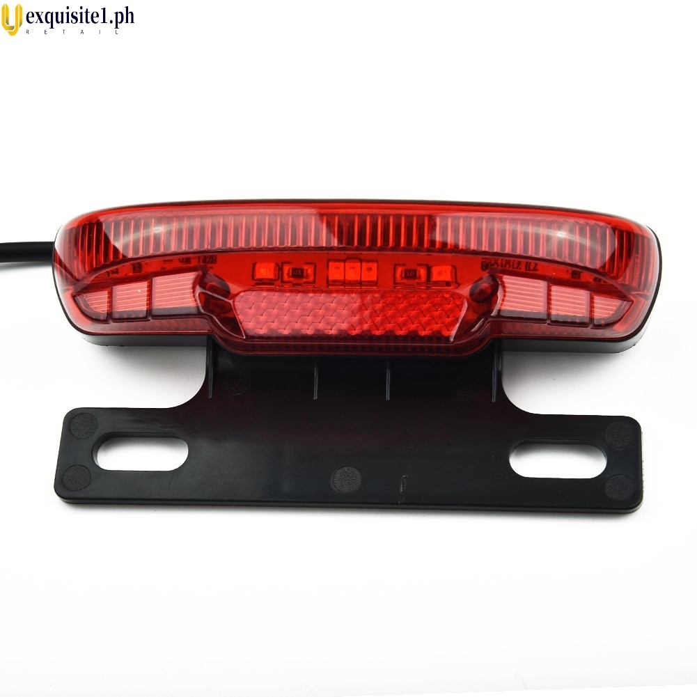 36~60V Ebike Tail Rear Lights LED Brake Lamp Safety Warning Electric ...