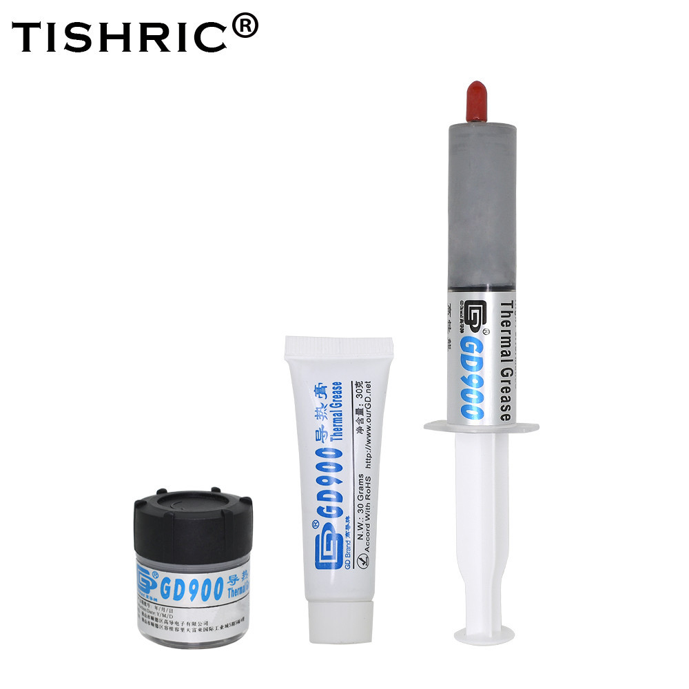 TISHRIC 30G GD900 Thermal Grease GD 900 Thermal Paste Cooling CPU Fan ...