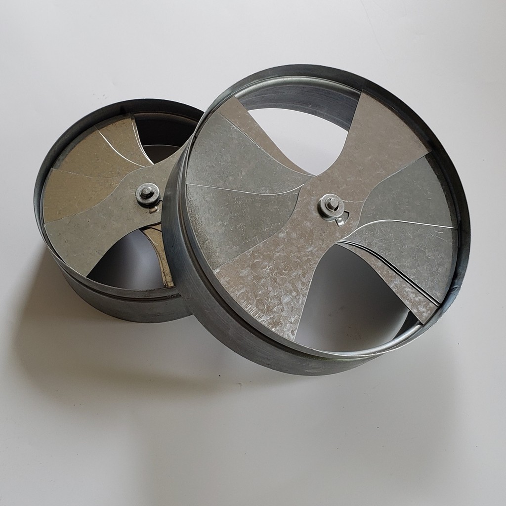 Galvanized Air Volume Control Fan Diffuser Damper for air conditioner ...