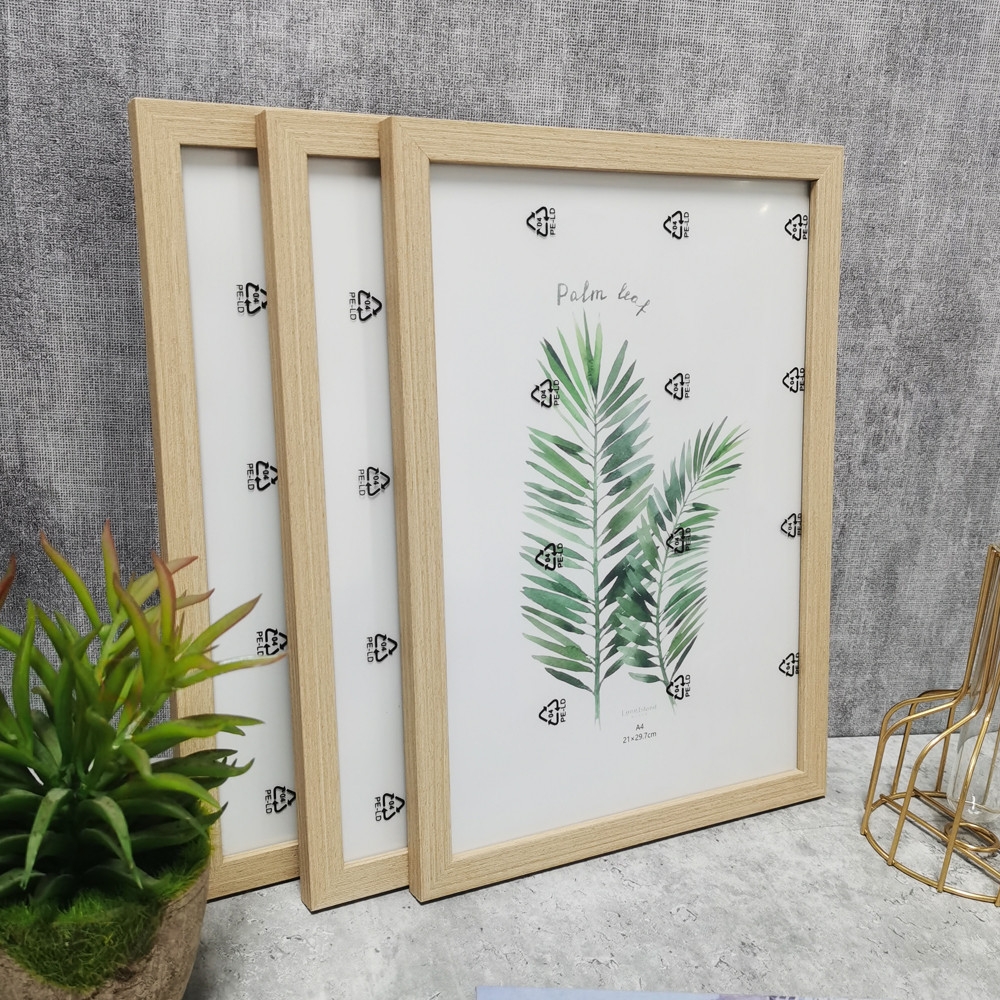 3Pcs Wooden Photo Frames For Picture Wall 10X15 15X20 20X25 A4 Pictures ...