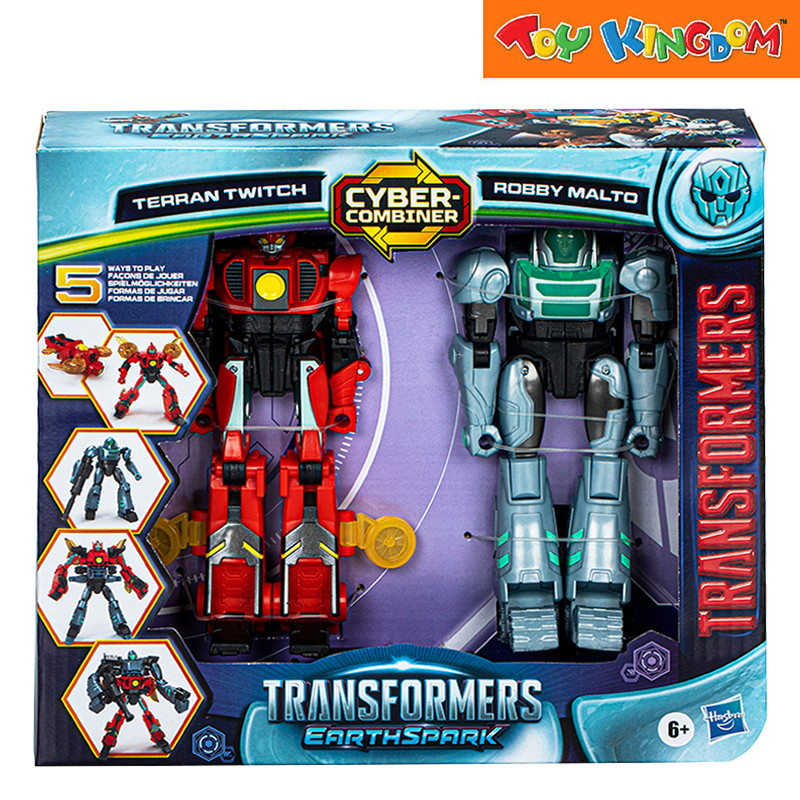 Transformers EarthSpark Cyber-Combiner Terran Twitch & Robby Malto ...
