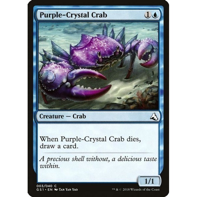 Purple-Crystal Crab - Magic The Gathering (MTG) | Shopee Philippines