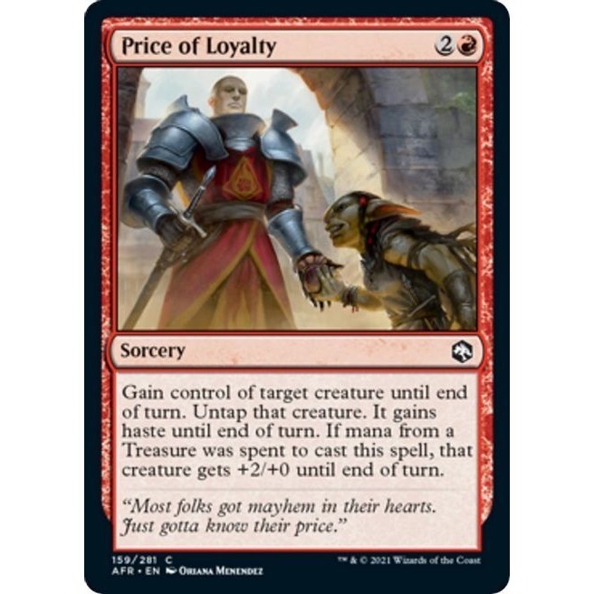 Price of Loyalty - Magic The Gathering (MTG) | Shopee Philippines