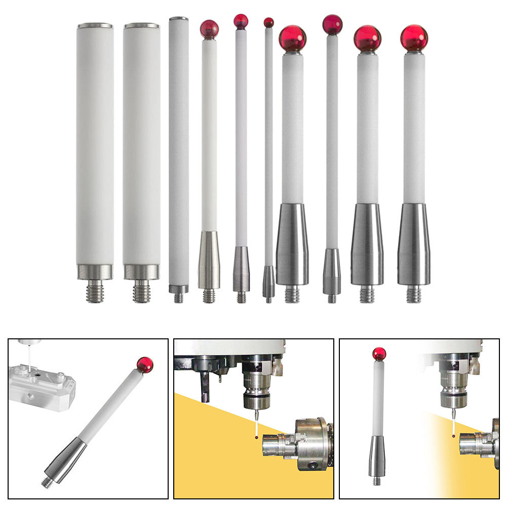 ☽1pcs A-5000-3709 CMM Touch Probe Stylus 6mm Diameter Ru By Ball Stem ...