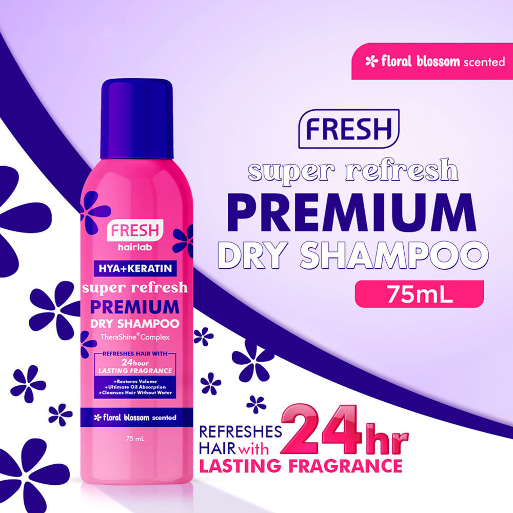 Fresh Hairlab Hya+Keratin Super Refresh Premium Dry Shampoo 75mL ...