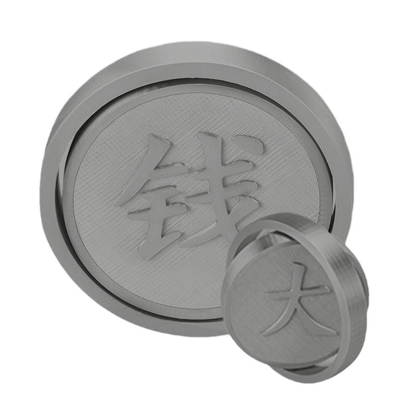 Hand Held Spinner Toy Inertial Rotation Money Top Game Spinner Coin ...