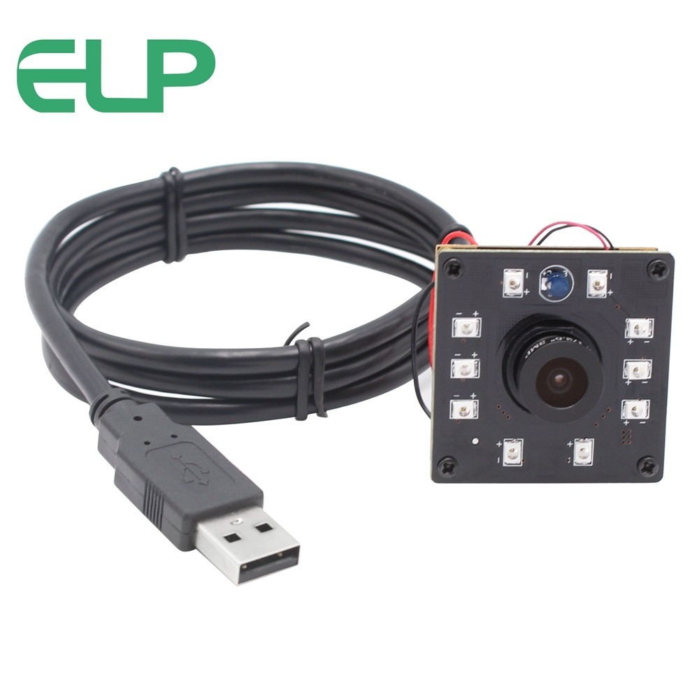 ELP 5MP Night Vision USB Camera Module 10pcs IR LED CMOS OV5640 ...