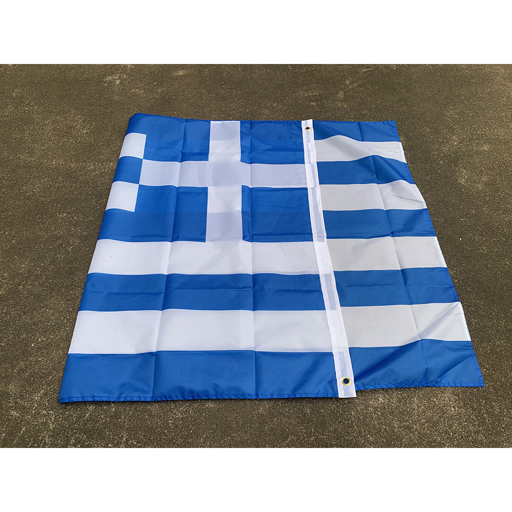 웃Z-ONE FLAG 3x5ft Greece Flag 90X150cm polyester hanging Greek Hellenic ...