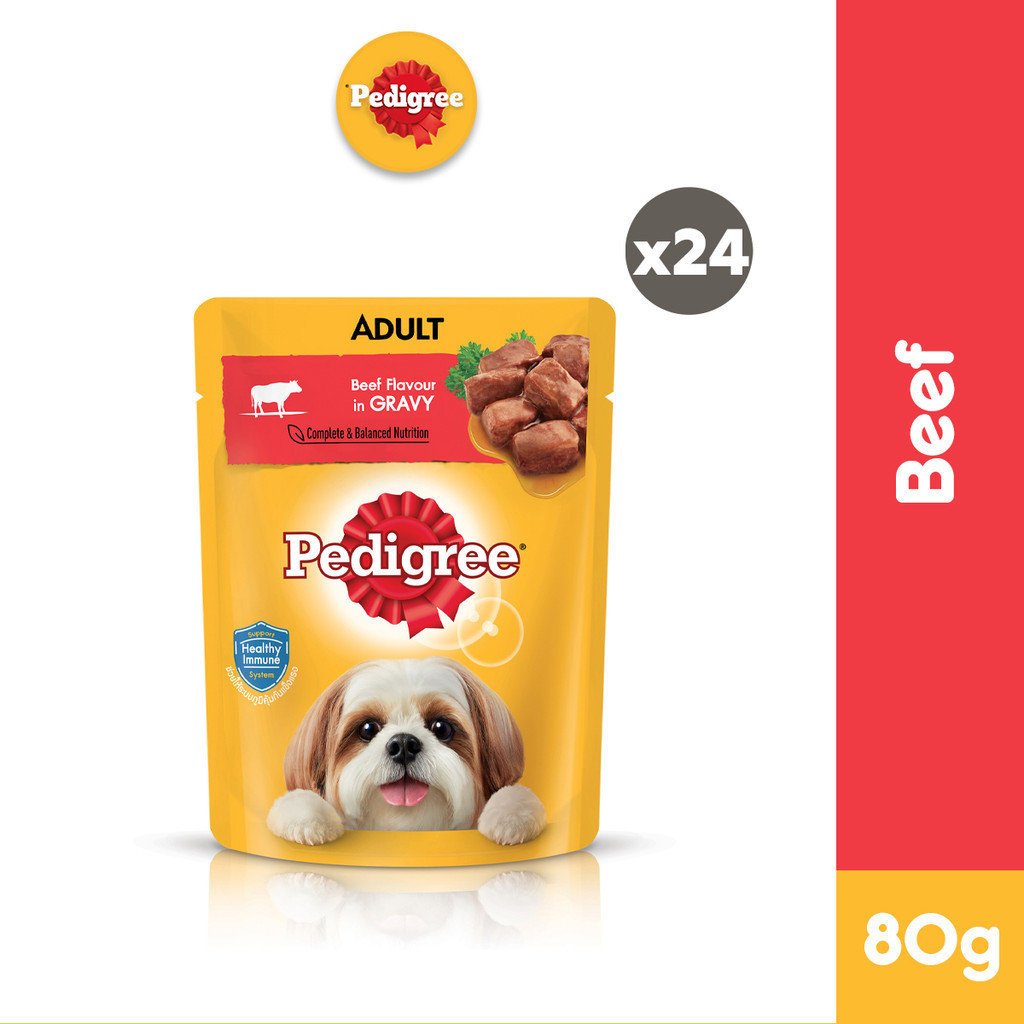 PEDIGREE Wet Food for Dogs – Dog Food for Adults with Beef Flavor in ...