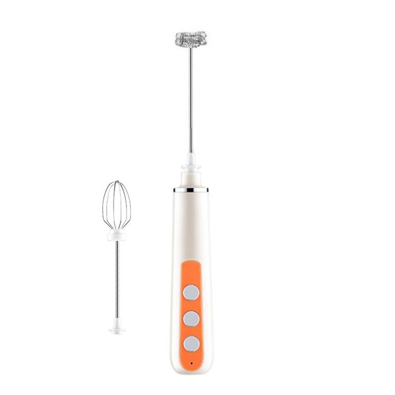 ☫Electric Whisk Drink Foam Mixer Automatic Egg Beater Foam Coffee ...