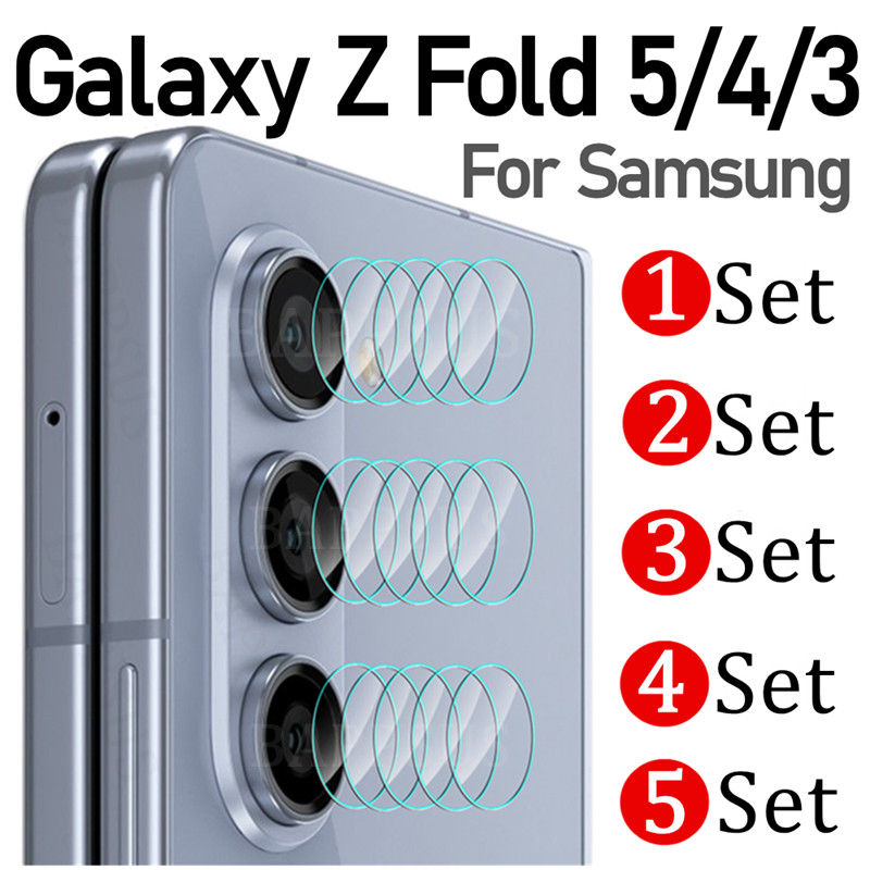 ☇Fold5 Tempered Glass Camera Lens Protector for Samsung Galaxy Z Fold 5 ...