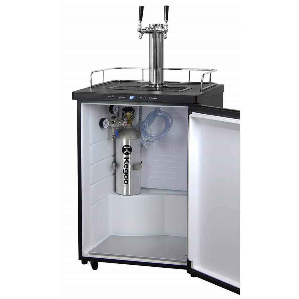 Commercial Draft Beer Tower Cooler Dispenser Dual Taps Machine Beer ...