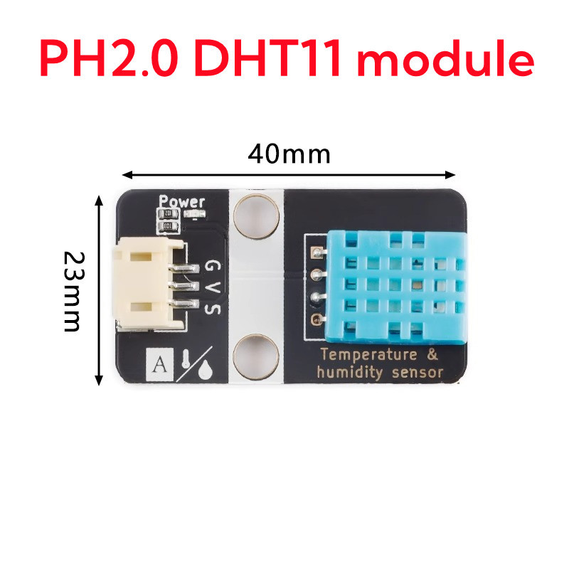 Port PH2.0 DHT11 digital temperature and humidity sensor module sensing probe+DuPont head termi ...