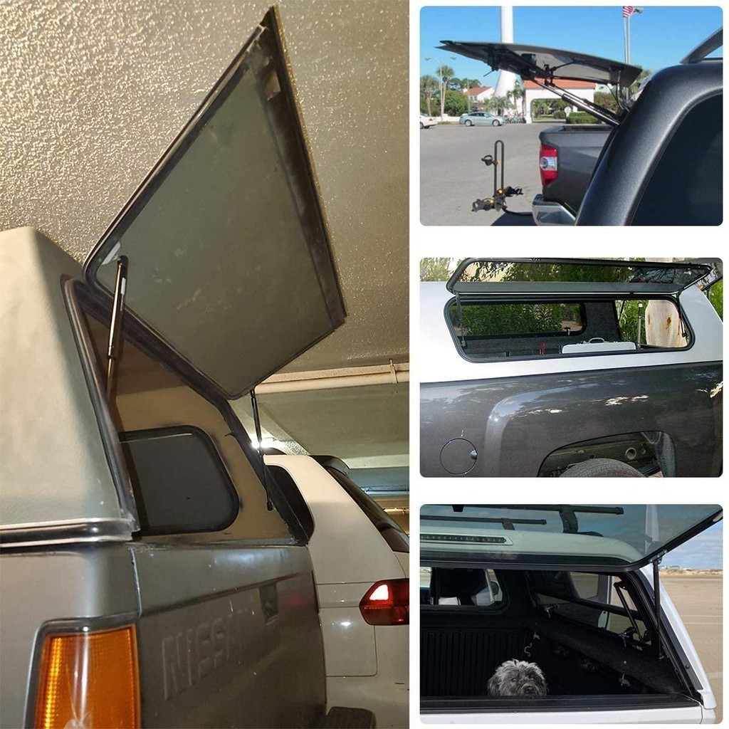 ☯12.20inch/310mm Force 70lb/312N Pickup Truck Cap Tool Box Utility Box ...