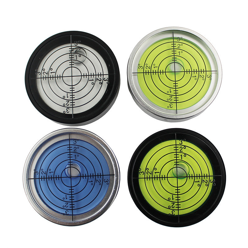 HACCURY Size 40*10mm Metal Level Bubble Universal Bullseyes Level ...
